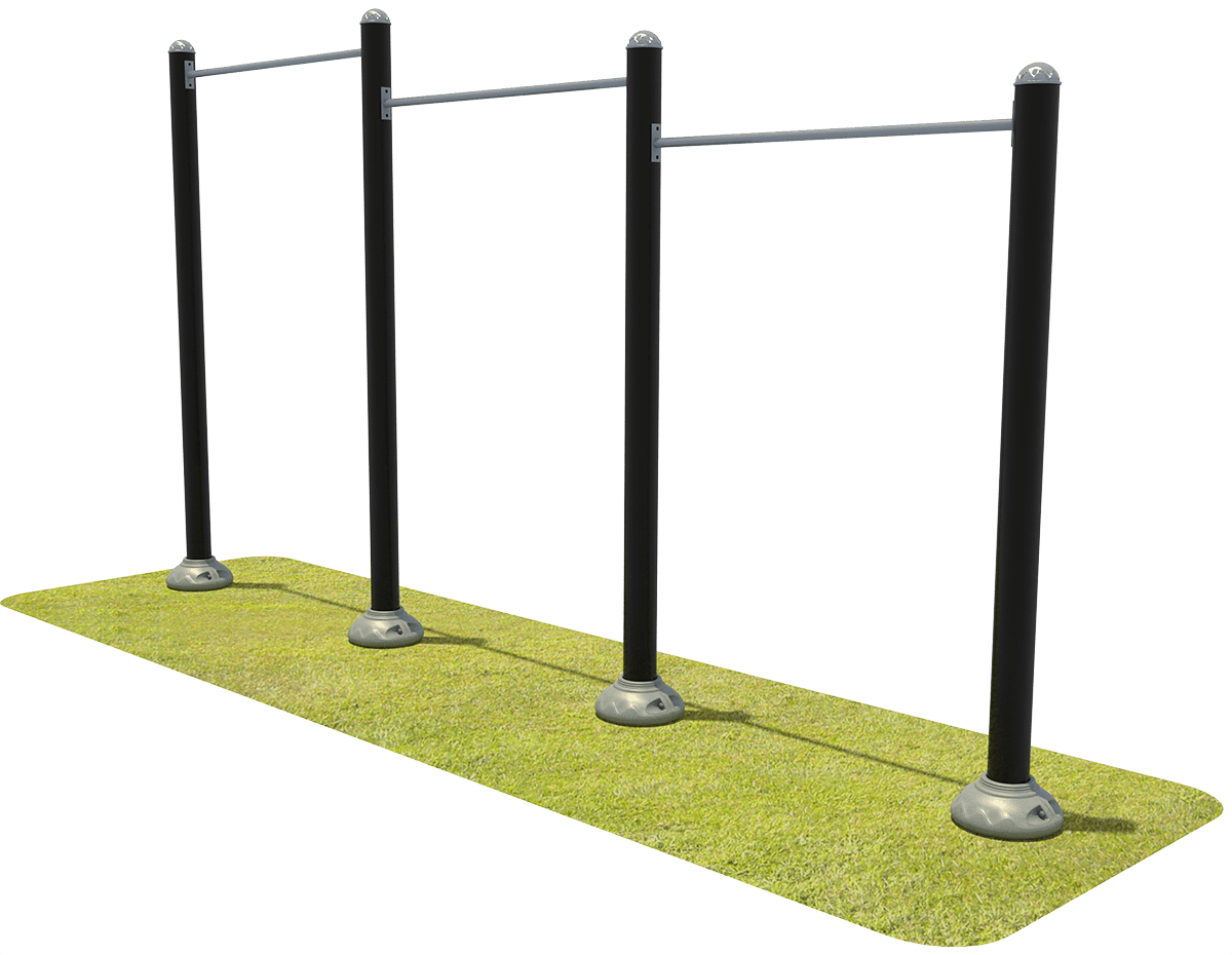 KidsTale FS-0015 Triple Horizontal Bar