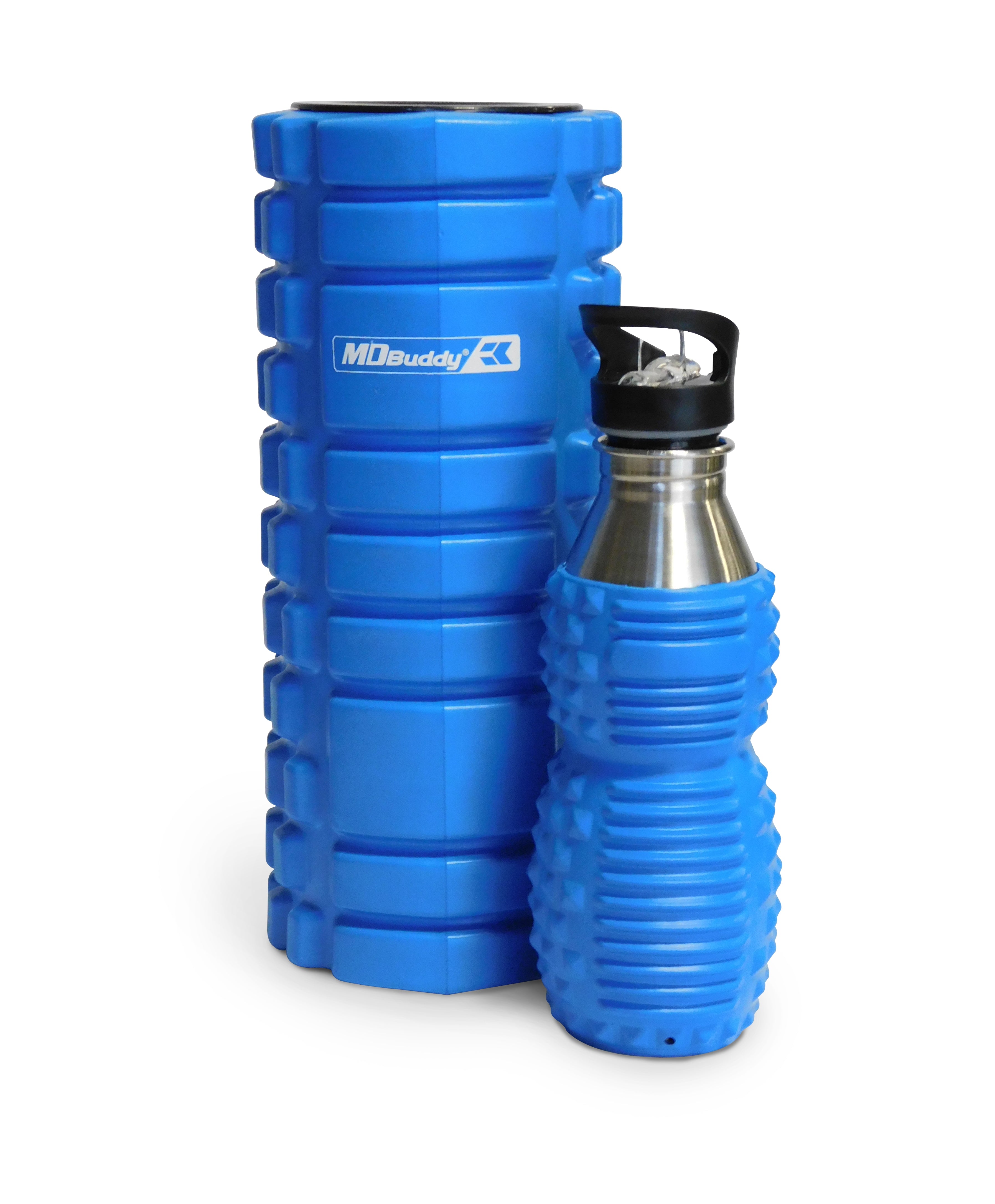 Flaman Fitness | MD Buddy Bumpy Water Bottle and EVA Foam Roller