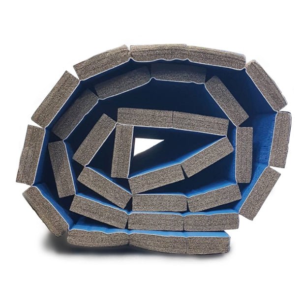 MD Buddy Xpe Mat 5'X10'X3Cm- Blue Roll | Flaman Fitness